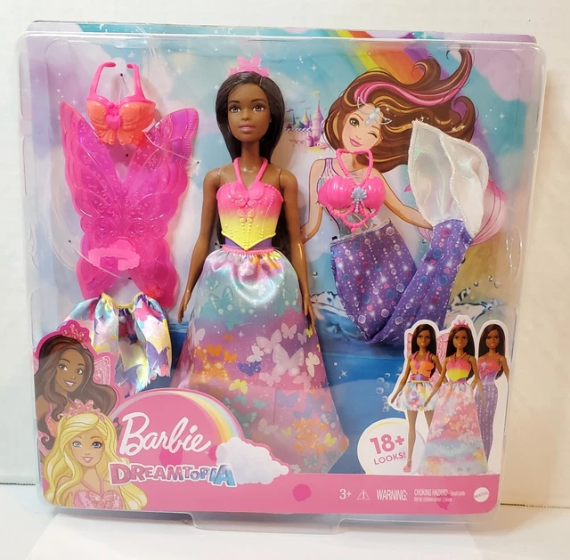 BARBIE DREAMTOPIA DRESS Up Doll. Fairy, Mermaid £24.92 - PicClick UK