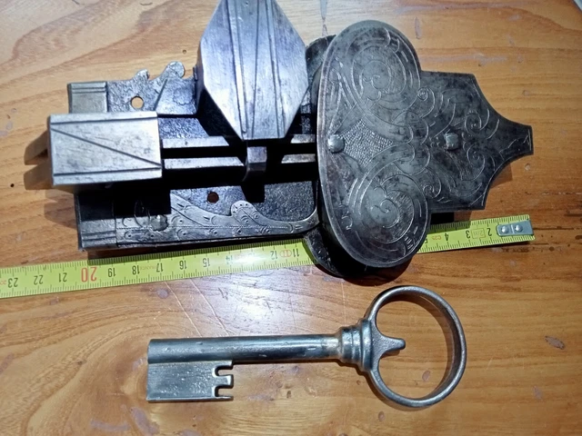 BELLA SERRATURA +CHIAVE 600 Germania Cle, Schlussel ,Key,Llave Eisen ...