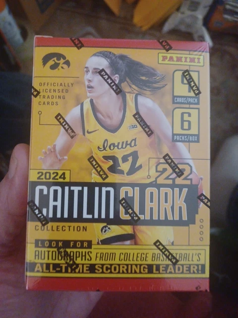 2024 PANINI CAITLIN Clark Collection Basketball Blaster Box - EN MAIN ...