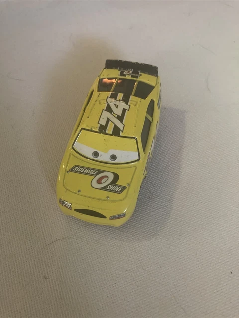 DISNEY PIXAR CARS "#74 SIDEWALL SHINE - SLIDER PETROLSKI" 1:55 Diecast ...