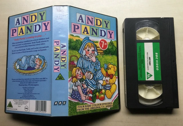 ANDY PANDY VHS Video Original Bbc Video Freepost £4.99 - PicClick UK