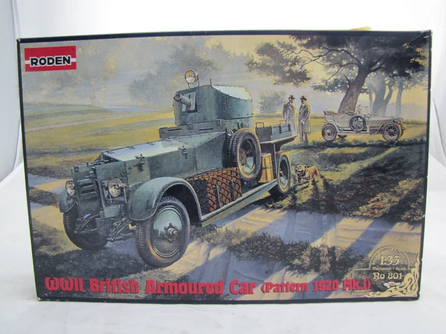 1:35 BRITISH ARMOURED Car Pattern 1920 Mk.II Roden 801 EUR 34,50 ...