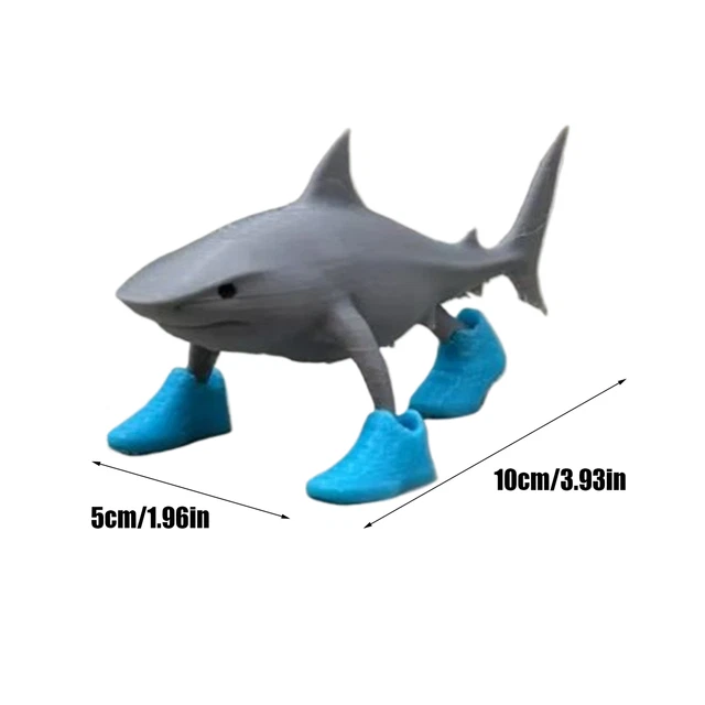 TRALALERO TRALALA DESK Decor, Italian Brainrot Shark Meme Figure ...