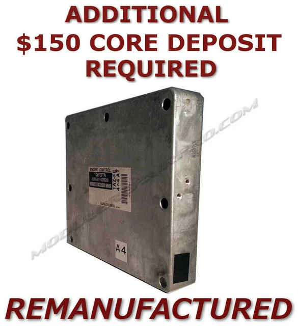 REMAN 2001 2002 2003 Toyota RAV4 2WD Engine Computer ECM ECU PCM ...