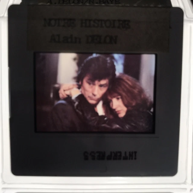 OUR STORY - Alain Delon Nathalie Baye - press slide £15.64 - PicClick UK