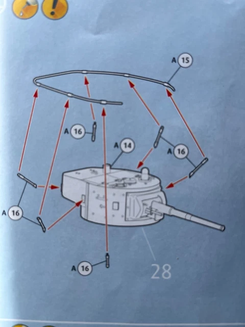 RUSSIAN T26 LIGHT tank Frame arial for mounting on turret, 1/35, from ...
