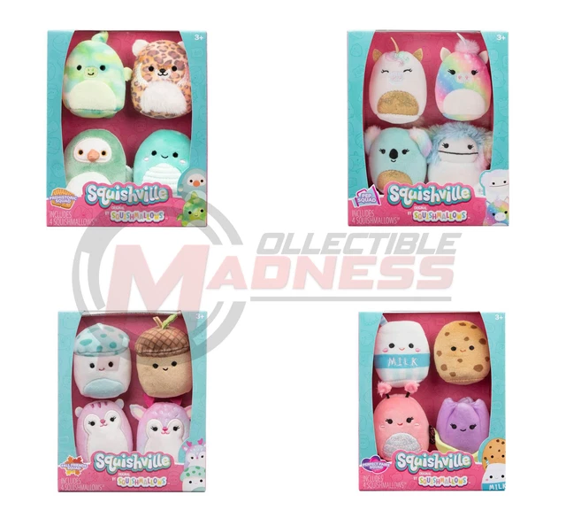 SQUISHMALLOWS SQUISHVILLE - Mini Plush (Squishville Mini Squishmallow 4 ...