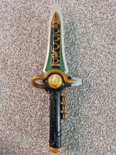 POWER RANGERS MIGHTY Morphin Green Ranger Dragon Dagger Vintage 1994 ...