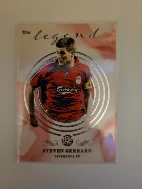 TOPPS UEFA CHAMPIONS League Pearl 2022 - Legend - Steven Gerrard ...