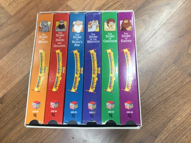 THE BEGINNERS BIBLE VHS Box 6 Time Life Kids Timeless Children’s ...