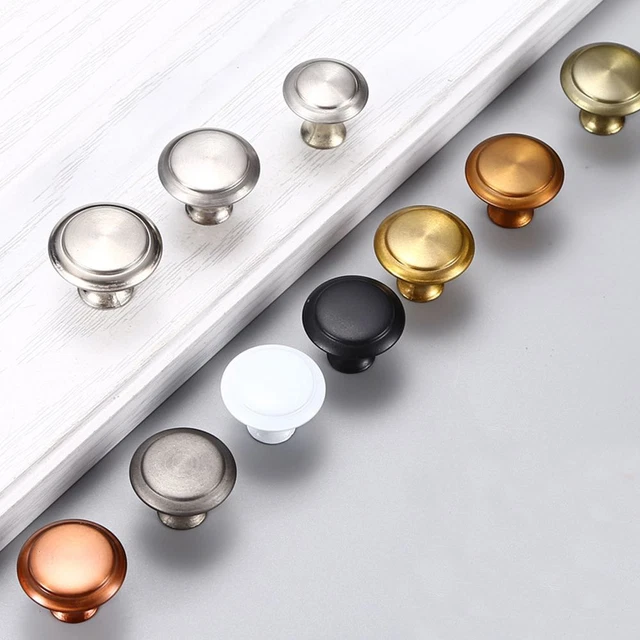 HARDWARE ROUND SHAPE Wardrobe Pulls Drawer Knob Cabinet Pulls Door ...