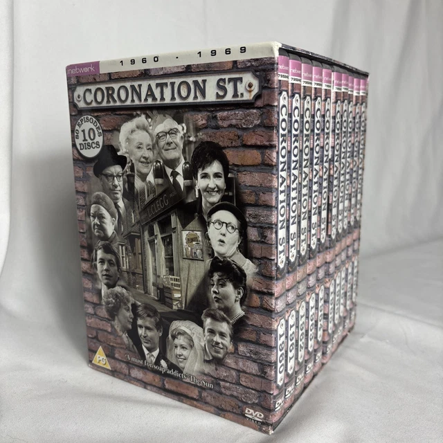 ITV CORONATION STREET - The 1960's -1969 10 DVD Box Set 80 Episodes £23 ...