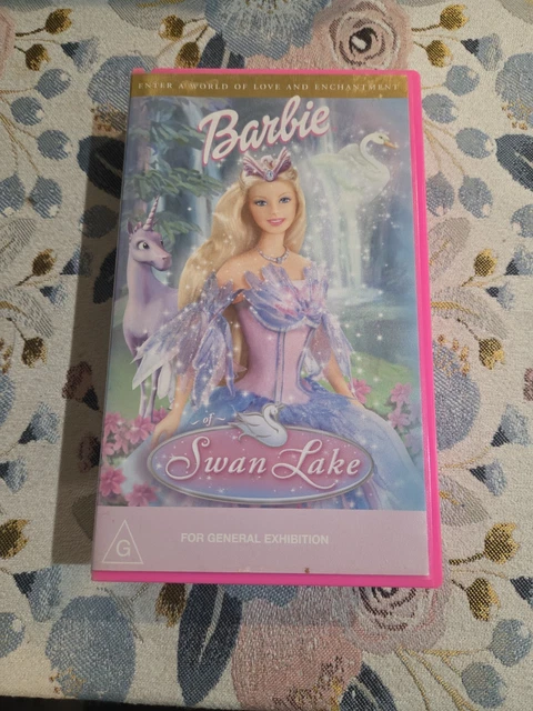 BARBIE SWAN LAKE VHS Video Tape Childrens Fairtytale Fantasy Movie ...