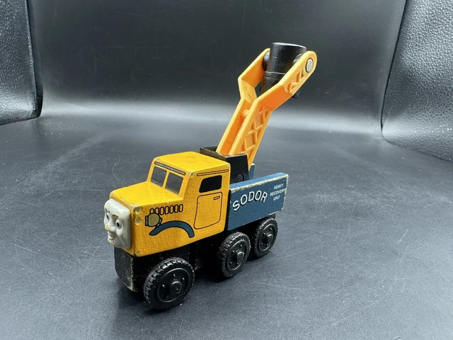 THOMAS & FRIENDS Wooden Railway Yellow Butch Carriage For Train Set ...