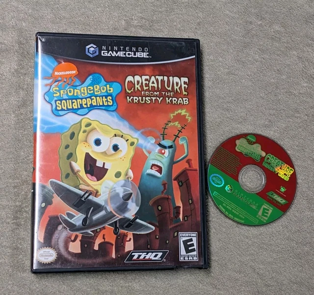 SPONGEBOB SQUAREPANTS CREATURE from Krusty Krab Nintendo GameCube Disc ...