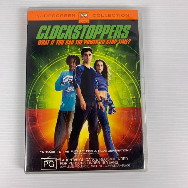 CLOCKSTOPPERS (DVD, 2002) Jesse Bradford, Paula Garces, French Stewart Region 4 $5.75 - PicClick AU