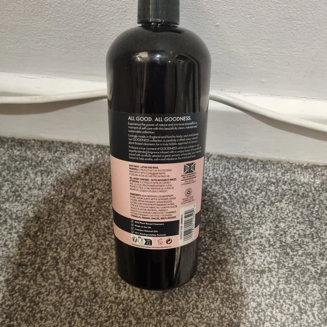 BAYLIS & HARDING Goodness Rose & Geranium Body Wash 1000ml X 1 £12.93 ...
