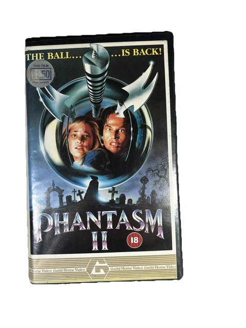 PHANTASM 2 VIDEO VHS Horror Film Ex Rental Large Case 1989 Tested Cert ...
