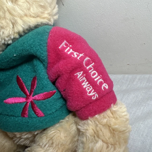 FIRST CHOICE AIRWAYS Teddy Bear Russ Berrie Becky 10” Beans £7.99 ...