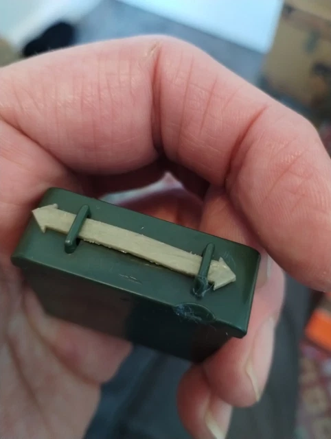 ACTION MAN VINTAGE Palitoy (SOTC) Russian Infantryman Ammo Box c1967 (3 ...