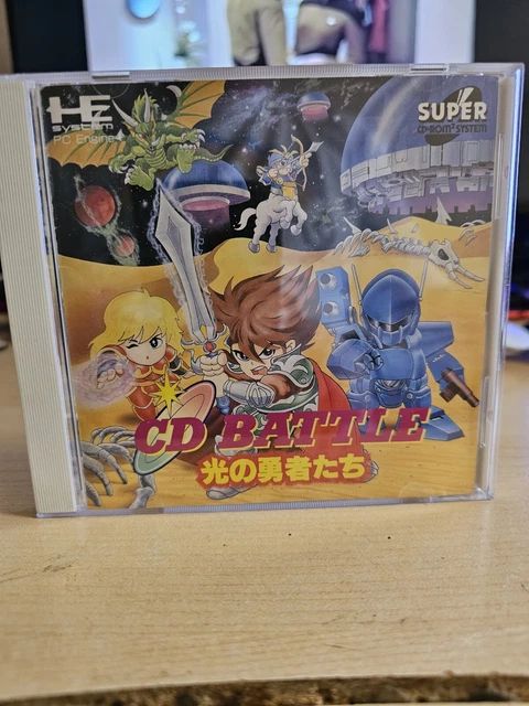 CD BATTLE HEROES Of Light PC Engine Super CD-Rom 2 Turbo Duo Turbo ...