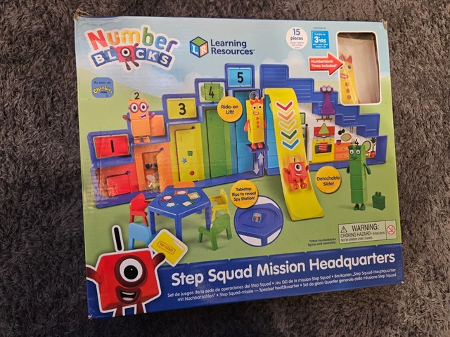 LEARNING RESOURCES NUMBERBLOCKS Step Squad Mission Headquarters Deluxe Playset £24.99 - PicClick UK