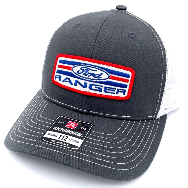 FORD RANGER VINTAGE Patch Hat - Richardson 112 Charcoal Cap - Truck ...