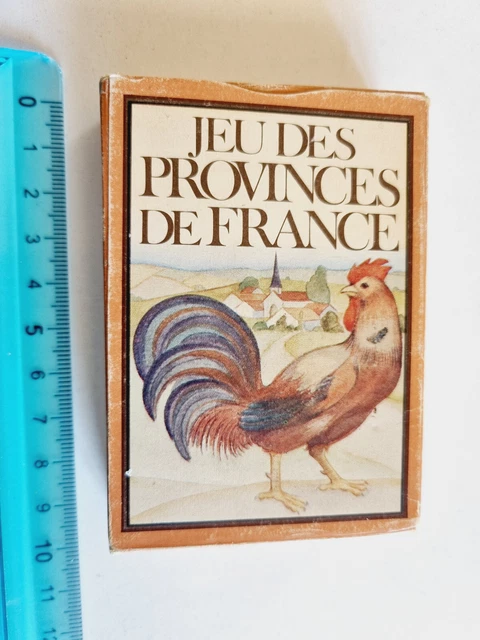 CARDS FOR GAME Sealed Jeu Des Provinces De France Poker Vintage Playing ...