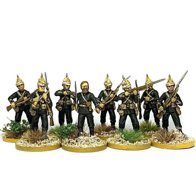 BRITISH KINGS ROYAL RIFLES ANGLO-ZULU INF 8 BLACKPOWDER 28mm painted ...