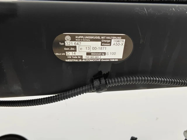 ORIGINAL VW T5 T6 Anhängerkupplung 7H0803881E 3C0803902A Abnehmbar mit ...