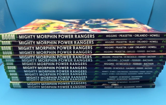 MIGHTY MORPHIN POWER Rangers Volume 1-14 TPB Graphic Novel Lot Complete ...