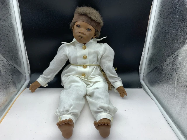 ANNETTE HIMSTEDT POUPON de collection Poupée Pemba 55 cm. État Parfait EUR 77,14 - PicClick FR