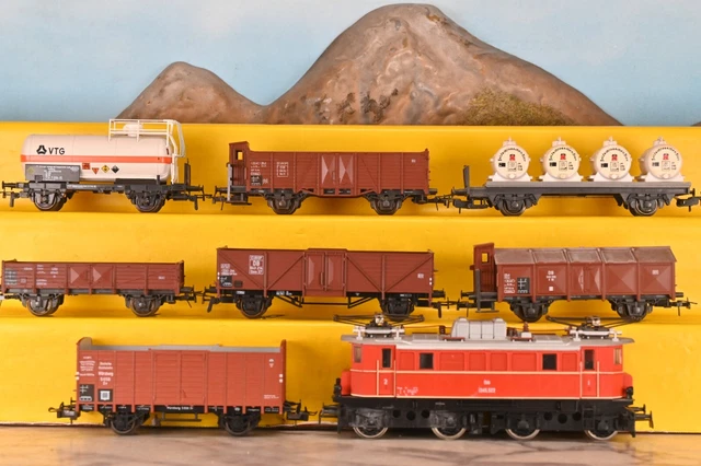 ROCO TRIX LILIPUT KMB H0 Br. 1245.522 E-Lok mit 7 Wagen der ÖBB, DR ...