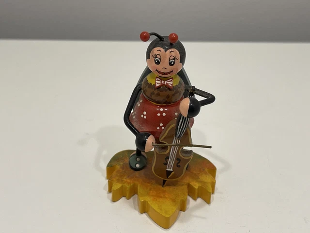 MONTS MÉTALLIFÈRES COLLECTOR Figurine Hubrig Chiffre en Bois 7 Cm. État ...
