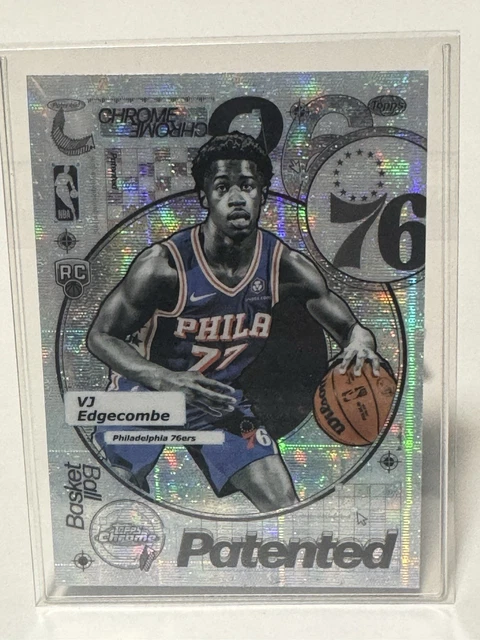 VJ EDGECOMBE - 2025-26 Topps Chrome - PATENTED - Rookie Card - SSP Case Hit $410.43 - PicClick CA