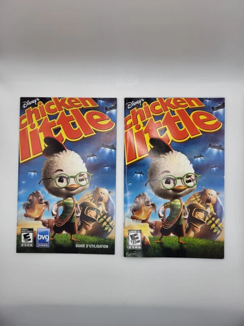 DISNEY'S CHICKEN LITTLE (Sony PlayStation 2, 2005 PS2) - Complete - CIB ...
