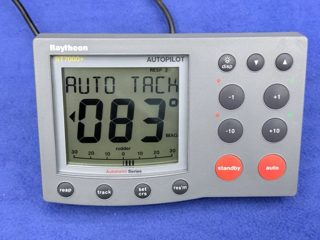 RAYMARINE RAYTHEON ST7000+ Auto Pilot Control Head Unit - Tested ...