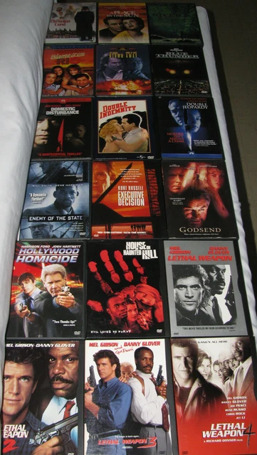 DVD MOVIES WESTERN Action Thriller Horror Disney Classic Mixed Lot of ...