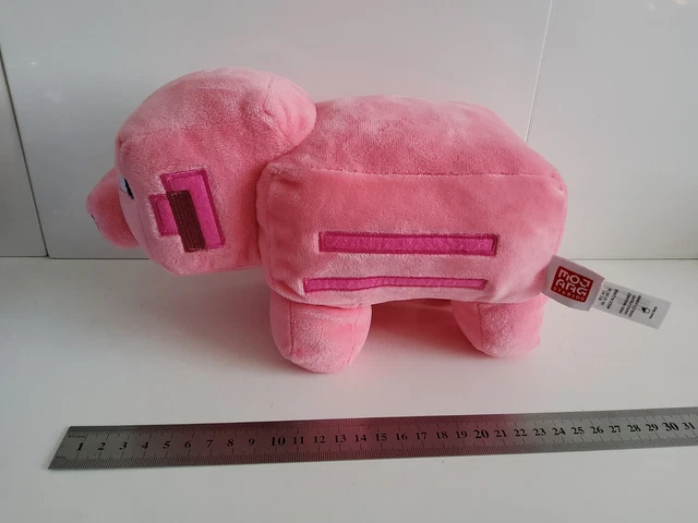 MINECRAFT PIG MOJANG Studios Plush Soft Toy 10" Mattel 2022 VGC £8.99 ...