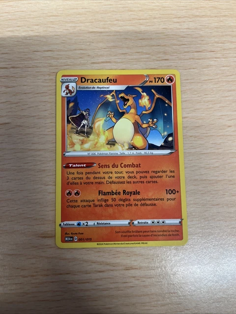 CARTE POKÉMON DRACAUFEU - M24 FR - 001/015 - Rare - Neuve EUR 450,00 ...