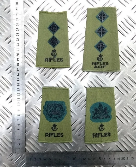 BRITISH ARMY GENERALS Aide De Camp Rank Slide Mtp/green New Issue £14. ...