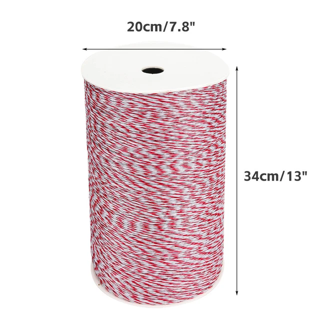 ELECTRIC FENCE WIRE 2000M Polywire Rolling Fencing Energiser Stainless ...