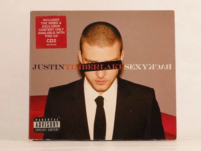 Justin Timberlake Sexyback Cd 2 G99 4 Track Cd Single Picture Sleeve Zomba £430 Picclick Uk