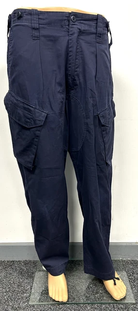 BRITISH MILITARY ISSUE Royal Navy Dark Blue Combat Trousers, 75/92/108 ...