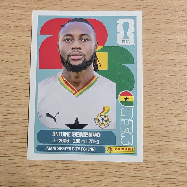 2026 PANINI FIFA world cup sticker #GHA 20 Antoine Semenyo £1.37 ...