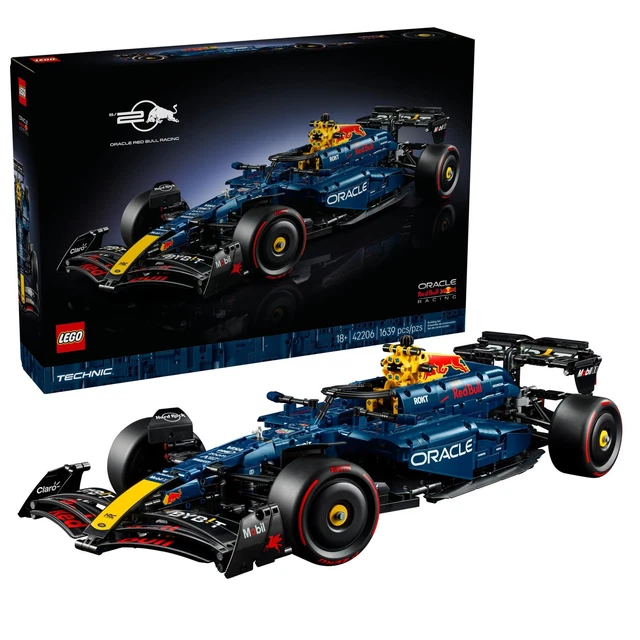 LEGO TECHNIC ORACLE Red Bull Racing RB20 F1 Car, 1:8 Scale, 1,639 ...
