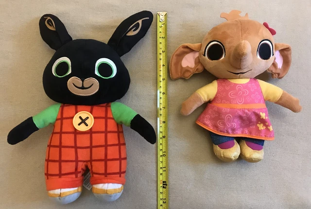 CBEEBIES BING BUNNY Talking Plush (Bing & Sula) & Plastic Figure Toy ...