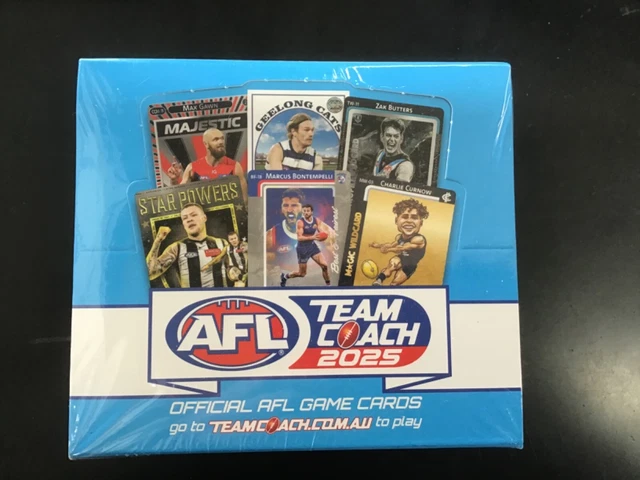 2025 AFL TEAMCOACH Trading Card Sealed Box of 36 $145.00 - PicClick AU