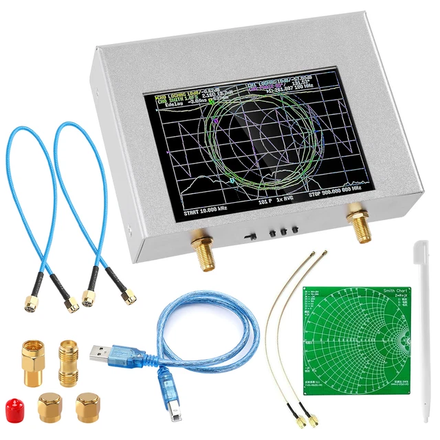 NANOVNA V2 PLUS4 analizzatore antenna di rete vettoriale 50kHz-4 GHz ... NANOVNA V2 PLUS4 analizzatore antenna di rete vettoriale 50kHz-4 GHz ...