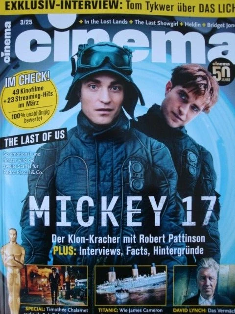ZEITSCHRIFT CINEMA - Heft 03/25 März 2025 EUR 2,49 - PicClick DE